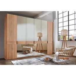 Wiemann Kleiderschrank &raquo;Cardiff, Massivholzt&uuml;ren in Kombination mit Glas- oder Spiegelt&uuml;ren&laquo; 4 Breiten, 2 H&ouml;hen 216/236cm ausw&auml;hlbar, hochwertiges 