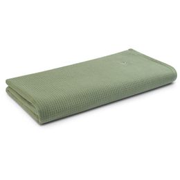 Ross Saunatuch &raquo;Waffelpique&laquo; 100% Baumwolle gr&uuml;n Frottier, Baumwolle B/L: 80cmx200cm, 1 Stk., Frottier