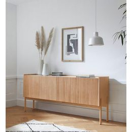 WOODMAN Sideboard &raquo;Bottrup&laquo; Breite 177,5 cm, viel Stauraum, verstellbare Einlegeb&ouml;den, FSC wei&szlig; FSC -zertifiziertes teilmassives Holz B/H/T: 177,5cm x 80cm x 