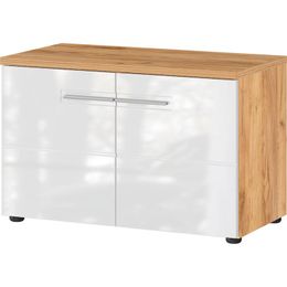 Germania Schuhbank &raquo;Aledo&laquo; mit Platz f&uuml;r bis zu 8 Paar Schuhe, Front in Hochglanz wei&szlig; B/H/T: 75cm x 50cm x 41cm