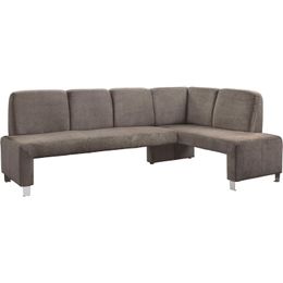exxpo - sofa fashion Eckbank &raquo;Intenso, viele Bezugsstoffe Cord, Struktur 243/158 cm (B/T)&laquo; hohe Bodenfreiheit, frei im Raum stellbar, hoher 