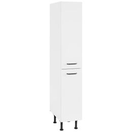 Optifit Apothekerschrank &raquo;Elga&laquo; mit Soft-Close-Funktion, h&ouml;henverstellbaren F&uuml;&szlig;en, Breite 30 cm wei&szlig; Holzwerkstoff wei&szlig;, B/H/T: 30cm x 176,6cm x 