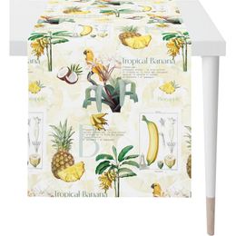Apelt Tischl&auml;ufer &raquo;6521 SUMMERTIME, Sommerdeko, Sommer&laquo; Digitaldruck bunt Baumwolle B/L: 48cm x 140cm, 1 Stk., rechteckig