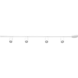 Eglo LED Deckenleuchte &raquo;EASYT SET 4 SPOTS System - Alu, Kunststoff - GU10 - 4X10W - IP20&laquo; GU10 1 Stk. Schienensystem, Deckenleuchte Schienenleiste, 