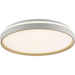 JUST LIGHT LED Deckenleuchte &raquo;MIO&laquo; LED-Board 1 Stk. warmwei&szlig; - kaltwei&szlig; CCT-Farbtemperatursteuerung, Infrarot-FB, Stufenlos dimmbar, Memory wei&szlig; 1, &Oslash; 
