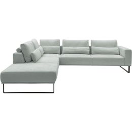 Musterring Ecksofa &raquo;JustB! PM100 Federkern & Kaltschaum, bequem, Breite 308cm, L-Form&laquo; grau 85% Polyester, 15% Viskose B/H/T: 308cm x 88cm x 200cm, Flachgewebe 