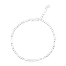 Firetti Damen Armband &raquo;Schmuck Geschenk Silber 925 Armschmuck Armkette Tennisarmband&laquo; mit Zirkonia (synth.) silber 21cm, Silber 925 (Sterlingsilber)