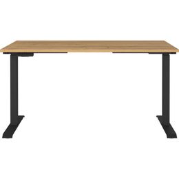 Germania Schreibtisch &raquo;GW-Agenda elektrisch h&ouml;henverstellbar (72-120 cm)&laquo; mit Memory-Funktion & USB-Ladestation, verschiedenen Breiten schwarz B/H/T: 