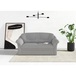 DOMO collection 2-Sitzer &raquo;Montana f&uuml;r kleine R&auml;ume, Breite 146cm, komfortabel und zeitlos&laquo; bequeme Armlehnen silber 100% Polyester B/H/T: 146cm x 84cm
