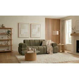 Home Affaire 2-Sitzer &raquo;LYOTH Design-Sofa, moderne Steppung, Breite 180 cm&laquo; mit Wellenunterfederung, gem&uuml;tlich und modern, komfortables Sitzgef&uuml;hl 100%