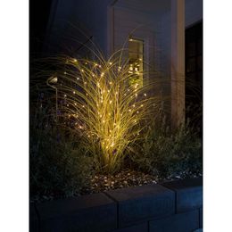 Konstsmide LED-Lichterkette &raquo;Weihnachtsdeko aussen&laquo; 200 Stk.-flammig LED Tropfenlichterkette, APP-gesteuert (Android & IOS) braun Dioden 200 Stk. 