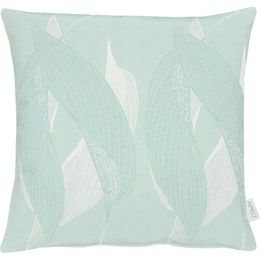 Apelt Dekokissen &raquo;7312&laquo; Kissenh&uuml;lle mit F&uuml;llung, 1 St&uuml;ck gr&uuml;n Polyester B/L: 45cm x 45cm, 1 Stk.