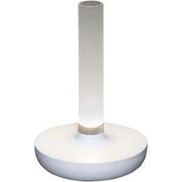 Konstsmide LED Tischleuchte &raquo;Biarritz&laquo; LED-Modul 2 Stk. Warmwei&szlig; Biarritz USB-Tischleuchte, 1800/2700/4000K, dimmbar wei&szlig; &Oslash; 13,5cm H: 20,5cm, 2 Stk.