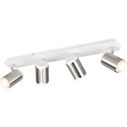 Trio Leuchten Deckenstrahler &raquo;GILLAN, Spot 4-flammig, exkl 4x GU10 max 10W, 60x16x12 cm (B/H/T)&laquo; GU10 1 Stk. warmwei&szlig; - kaltwei&szlig; als Wandstrahler oder