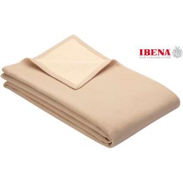 Ibena Wohndecke &raquo;Cotton Pur&laquo; in trendigen Farben grau Baumwolle B/L: 140cm x 200cm