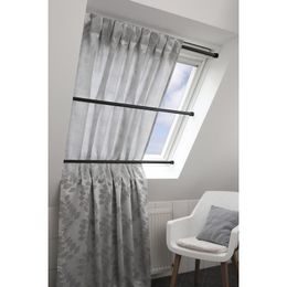Gardinia Spannstange &Oslash; 2,6 mm ohne Bohren und Schrauben, in der Fensternische, Metall schwarz Metall &Oslash; 2,6mm, 1 Stk.