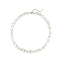 Firetti Damen Perlenkette &raquo;Schmuck Geschenk Halsschmuck Halskette Perle&laquo; Made in Germany - mit S&uuml;&szlig;wasserzuchtperle bunt Perlen Silber 925 (