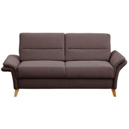 OTTO home 3-Sitzer &raquo;Westerland&laquo; Federkern-Polsterung. wahlweise mit Armlehnfunktion braun 98% Polyester 2% Polyamid B/H/T: 186cm x 90cm x 89cm, 