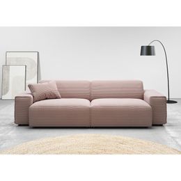Home Affaire Big-Sofa &raquo;Glimminge auch in Breitcord, Feincord + Easy care-Bezug,&laquo; besondere Kedern&auml;hte Zierkissen rosa 12% Polyaxryl, 88% Polyester B/H