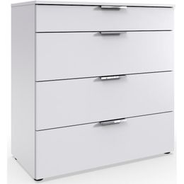 wimex Schubkastenkommode &raquo;Level by fresh to go&laquo; 4 Schubladen mit soft-close Funktion, 81cm breit, 84cm hoch wei&szlig; Holzwerkstoff B/H/T: 81cm x 84cm x 41cm, 4 