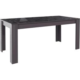 Home Affaire Esstisch &raquo;Prisma 180x90 cm, K&uuml;chentisch, Esszimmertisch, rechteckig&laquo; Tischplatte St&auml;rke 22 mm u. mit elegantem Siebdruck, Farbauswahl 