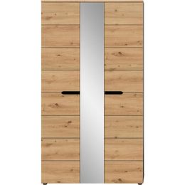 Home Affaire Garderobenschrank &raquo;REHAT, TOPSELLER!, Breite 105cm, mit Spiegelt&uuml;r, viel Stauraum&laquo; Platz f&uuml;r ca. 23 Paar Schuhe, Garderobe, Flurschrank, 