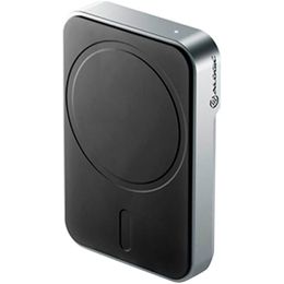 ALOGIC Powerbank &raquo;Matrix Universal Magnetic MagSafe&laquo; Matrix Universal Magnetic MagSafe Powerbank 5000mAh Black 5.000 mAh schwarz LED-Leuchtrad zur 