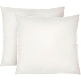 Biberna Kissenbezug &raquo;Michi Feinjersey mit Rei&szlig;verschluss&laquo; verschiedene Gr&ouml;&szlig;en, Feinjersey Kissenh&uuml;lle aus 100% Baumwolle beige Feinjersey, Obermaterial: 100% 
