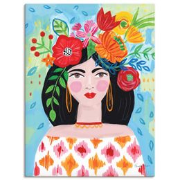 Artland Wandbild &raquo;Boho Girl I&laquo; Bilder von Frauen 1 Stk. tlg. als Alubild, Leinwandbild, Poster, Wandaufkleber in verschied. Gr&ouml;&szlig;en Leinwand B/H/T: 45cm x 60cm