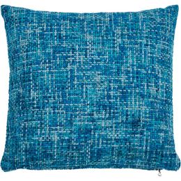 done. Dekokissen &raquo;Twist&laquo; Geflochtene Optik blau Polyester B/L: 45cm x 45cm, 1 Stk.