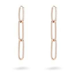 Liebeskind Berlin Damen Paar Creolen &raquo;Schmuck Geschenk Edelstahl Ohrringe Special Link&laquo; rosa Edelstahl