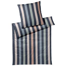 Elegante Bettw&auml;sche &raquo;Melody&laquo; 2 Stk. angenehmes Hautgef&uuml;hl orange Mako-Satin, Obermaterial: 100% Baumwolle B/L: 155cm x 220cm, 1 Stk., 1 Stk., Mako-Satin, B/L: 