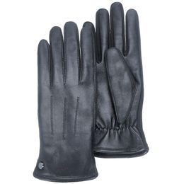 Pearlwood Damen Pearlwood Lederhandschuhe &raquo;Liz&laquo; Original Pearlwood Edelstahlniete schwarz 8