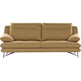 Calia italia 2-Sitzer &raquo;Cezanne, italienisches Designsofa mit erstklassigem Sitzkomfort&laquo; wahlweise mit Sitztiefenverstellung gelb B/H/T: 180cm x 90cm x