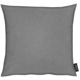 Apelt Dekokissen &raquo;ALASKA&laquo; Uni, Kissenh&uuml;lle mit F&uuml;llung, 1 St&uuml;ck grau Baumwolle, Polyester B/L: 39cm x 39cm, 1 Stk.