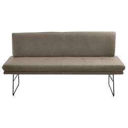 K+w Komfort & Wohnen K+W Komfort & Wohnen Polsterbank 1 Stk. tlg. Polsterbank in Spitzkissenoptik, Sitzsteppung, in 2 Gr&ouml;&szlig;en w&auml;hlbar gr&uuml;n B/H/T: 172cm x 87cm x 65cm, Leder