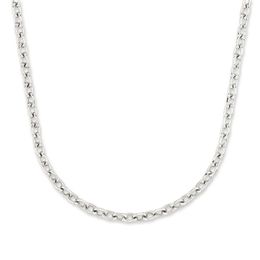 Copenhagen Studios Damen Edelstahlkette &raquo;Schmuck Geschenk Halskette Basic Chunky&laquo; silber Edelstahl, L: 45 B: 6mm