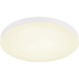 Globo LIGHTING LED Deckenleuchte &raquo;MATTHEW&laquo; LED-Modul 1 Stk. Deckenlampe / Schlafzimmer / Wohnbereich / Arbeitszimmer / wei&szlig; / rund wei&szlig; &Oslash; 50cm H: 