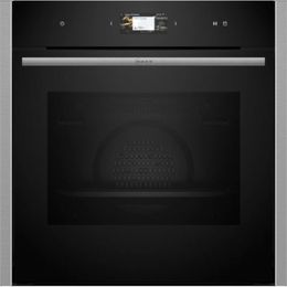 Neff Backofen N 90 &raquo;B24FS33N0&laquo; mit Teleskopauszug nachr&uuml;stbar mit ecoClean Schonendes D&auml;mpfen bis 120 &deg;C & einfache Easy Clean Reinigung grau 