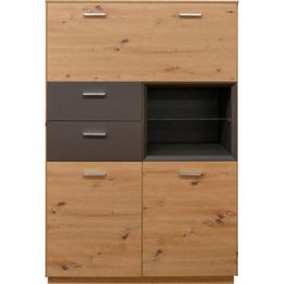 M&auml;usbacher Highboard &raquo;Frame&laquo; Breite 99 cm beige B/H/T: 99cm x 151cm x 41cm