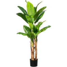 Creativ green Kunstpalme &raquo;Bananenpflanze&laquo; gr&uuml;n Kunststoff B/H/L: 150cm, 1 Stk.
