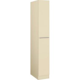 Wiho-K&uuml;chen wiho K&uuml;chen Apothekerschrank &raquo;Unna&laquo; Auszug mit 4 Ablagef&auml;chern beige B/H/T: 30cm x 200cm x 57cm