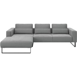 Musterring Ecksofa &raquo;JUSTB! PM100, stilvoller Lounge-Komfort von &laquo; Kollektion Bettina Zimmermann, optionaler Sitzvorzug & Fu&szlig;-Auswahl grau 94% Polyester, 6% Nylon