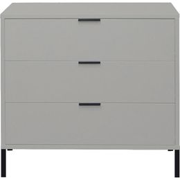 M&auml;usbacher Kommode &raquo;Bonnie&laquo; Kommode mit 3 Schubladen grau Holzwerkstoff B/H/T: 81cm x 80cm x 45cm, 3 Stk.