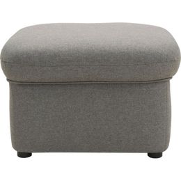 DOMO collection Hocker &raquo;Faenza&laquo; DOMO collection Hocker, in gro&szlig;er Farbvielfalt grau 100% Polyester B/H/T: 60cm x 41cm x 60cm, Feinstruktur