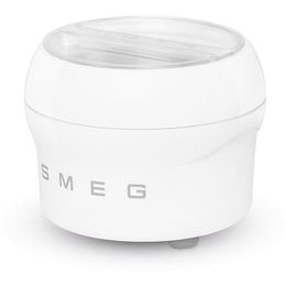 Smeg Eisbereiteraufsatz &raquo;SMIC01&laquo; NUR in Kombination mit der Edelstahlsch&uuml;ssel wei&szlig; Einheitsgr&ouml;&szlig;e Eisbereiteraufsatz
