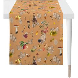 Apelt Tischl&auml;ufer &raquo;3405&laquo; beige Baumwolle, Polyester B/L: 140cm x 48cm, 1 Stk., rechteckig