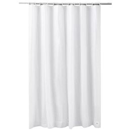 ADOB Duschvorhang Breite 180 cm H&ouml;he 200 cm wei&szlig; Polyester B/H: 180cm x 200cm