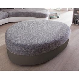 Home Affaire Polsterhocker &raquo;Lazio modern und bequem, tolle Detailverarbeitung&laquo; grau 100% Polyester PU Kunstleder / 100% Polyester B/H/T: 150cm x 38cm 
