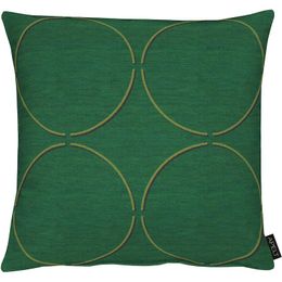 Apelt Dekokissen &raquo;Mezzo&laquo; Kissenh&uuml;lle ohne F&uuml;llung, 1 St&uuml;ck gr&uuml;n Polyester B/L: 49cm x 49cm, 1 Stk.